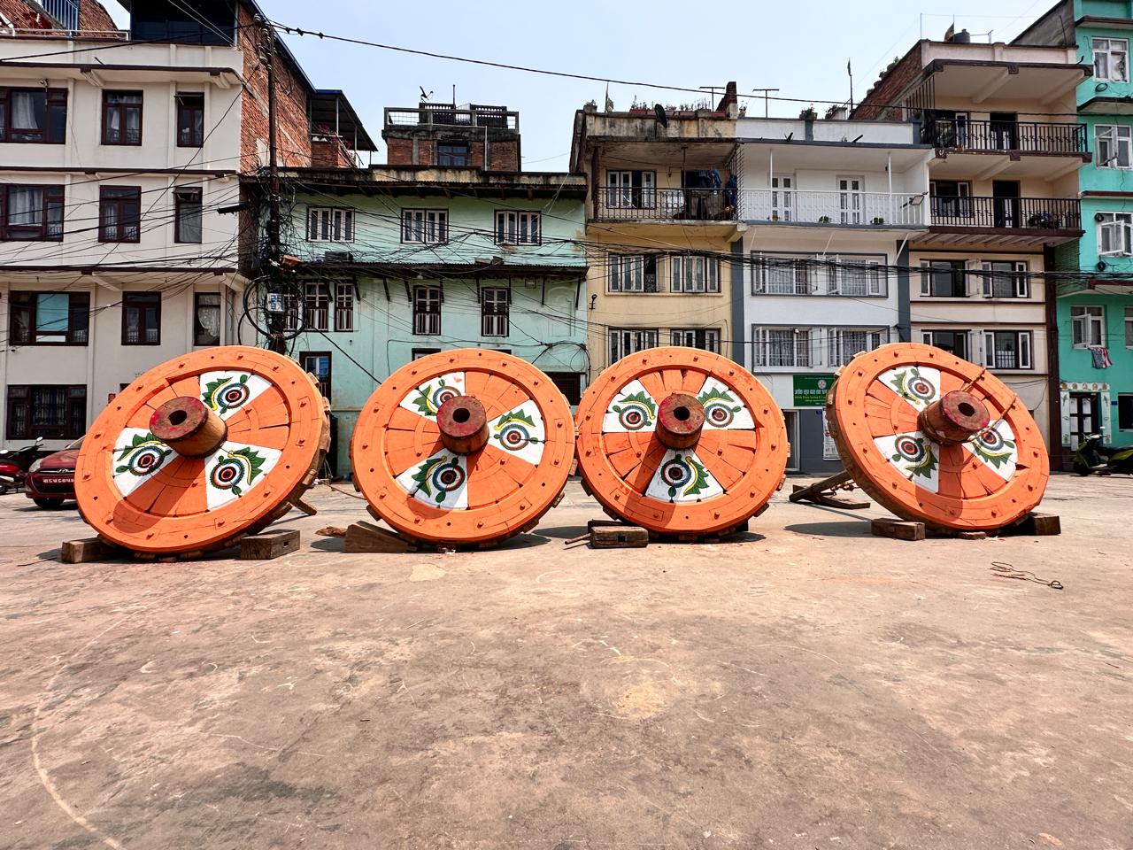 Rato Macchendranath Chariot Wheels